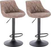 Barová židle 2x  Hawaj CL-3235 Taupe (šedohnědá)