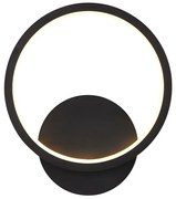 Toolight Moderní nástěnné LED osvětlení D47 LHJ081-W černé