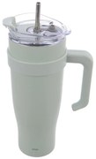 Šalvějově zelený termo hrnek s brčkem 1,2 l Termo – Orion