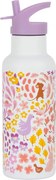 A Little Lovely Company - nerezová láhev na pití, 500 ml - květinová zahrádka