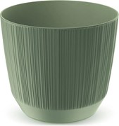 PRO Květináč RYFO zemitě zelený 14,6cm