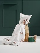 Sinsay - Sada povlečení s motivem sobů - bílá