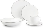 Porcelánová jídelní sada 20 ks pro 4 osoby Puro – Salt&amp;Pepper