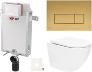 Závěsný WC set k zazdění SAT SIKOSZTOR67GM