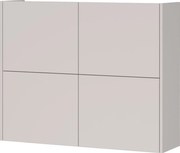 Krémová matná závěsná skříňka 97x79x27 cm Binetto – Germania