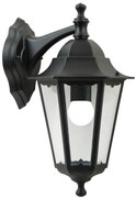 Nordlux 74381003 Cardiff, venkovní nástěnné svítidlo, 1x60W, hliník, černá, IP44, průměr 27cm