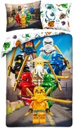Bavlněné ložní povlečení LEGO Ninjago - 100% bavlna - 70 x 90 cm + 140 x 200 cm