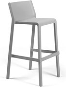 Nardi Plastová barová židle TRILL grigio