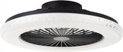 Brilliant G60040/06  Stmívatelné LED svítidlo BADRIA &amp; reverzní VENTILÁTOR + funkce LED