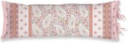 Pip Studio polštář Kairi Bloom 30 x 90 cm - světle růžový (Dlouhý dekorační polštář na postel ve světle růžové barvě. )