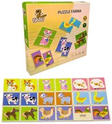 BABU - Puzzle- Pexeso zvířátka z farmy