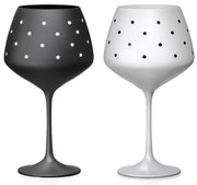 Crystalex Sklenice na víno Giselle Lovely dots 580 ml, 2 ks