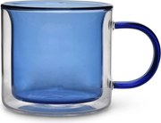 Modré skleněné hrnky v sadě 2 ks 270 ml Liv – ONA