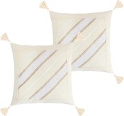 Bellatex Povláček PERU SET 2ks 40x40 cm Natur 2