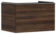 Hansgrohe Xelu Q - Umyvadlová skříňka, 50x78x55 cm, 1 zásuvka, tmavý ořech/chrom 54057000