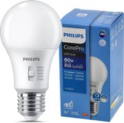 LED žárovka E27 stmívatelná 8W 806lm A60 5CCT Philips 2700K - 6500K
