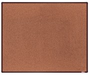 Korková nástěnka boardOK v hliníkovém rámu, 1500 x 1200 mm, hnědý rám