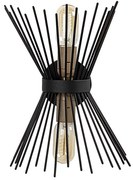 Černé nástěnné svítidlo Kirpi – Opviq lights