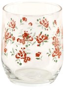 Sklenička s květy Little Rose Collection - Ø 8*9 cm / 300 ml