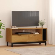 TV skříňka FLAM 110 x 40 x 50 cm masivní borové dřevo