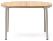 Rozkládací jídelní stůl s deskou v dubovém dekoru v přírodní barvě 90x120 cm Montuiri – Kave Home