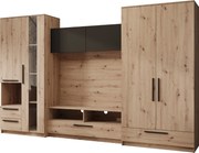 ADRK Furniture Obývací stěna Male WU-MAL-AB