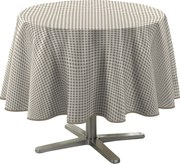 Kulatý ubrus MINI VICHY, Ø 160 cm, kostka