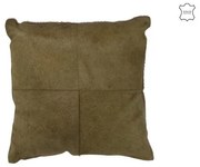 LAPLAND REINDEER LEATHER CUSHION OLIVE