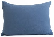 MK Lůžkoviny Mušelínový povlak na polštář 50 x 70 cm - Alexia námořnická modrá