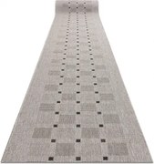Běhoun SIZAL FLOORLUX model 20079 stříbro / černý