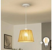 Brilagi - LED Lustr na lanku CERIA BOHO 1xE27/40W/230V pr. 28 cm hnědá