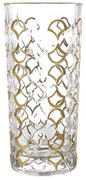KŘISTÁLOVÁ VÁZA BOHEMIA PRESTIGE ARABESQUE GOLD 280MM