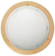 LED stropní svítidlo se skleněným stínidlem v bílo-přírodní barvě ø 30 cm Pine – Candellux Lighting
