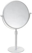 Bemeta Design WHITE: Kosmetické zrcátko, ø 200 mm, teleskopické, na postavení - 112201414