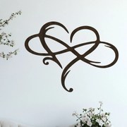 dřevo života Dřevěné srdce INFINITY Zvolte barvu dekoru: Wenge, Rozměry (cm): 95x71
