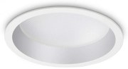 Ideal lux 249049 led zápustné stropní bodové svítidlo deep 1x20w | 2100lm | 4000k - bílá