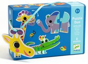 Puzzle Duo - Pohyblivá zvířátka
