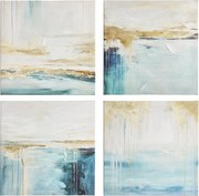 Tištěný/s ručně malovanými prvky obraz na plátně 60x60 cm Crown – Bizzotto