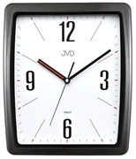 JVD Nástěnné tiché netikající antracitové hodiny JVD HX2496.2