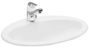 Laufen Indova - Zápustné umyvadlo, 61x48 cm, 1 otvor pro baterii, bílá H8113920000001