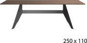 Desalto designové jídelní stoly Cast (250 x 110 cm)