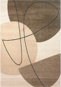 Spoltex, Kusový koberec Achat 550 Dark beige, 160x230, hnědá, obývací pokoj