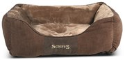 Hnědý plyšový pelíšek pro psa 50x60 cm Scruffs Chester M – Plaček Pet Products