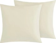 Bellatex Povláček bavlněný - SET 2ks Béžová 40x40 cm