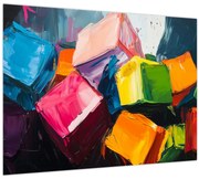 Obraz - Barevné krychle (70x50 cm)