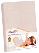 Bellatex Prostěradlo froté pudrová růžová rozměr 90x200 cm