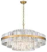 Zuma Line P0567-16A-2GAC - Lustr na řetězu CONSTANTINOPLE 16xG9/28W/230V zlatá