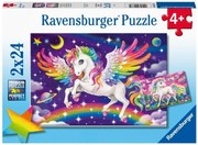 Ravensburger Jednorožec a Pegas 2x24 dílků