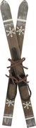 Vintage dřevěné lyže Mocca Ski Antique – 15*7*60 cm