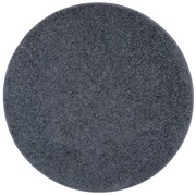 Vopi, Kusový koberec Color Shaggy šedý kruh, 57x57 (průměr) kruh, šedá, kancelář